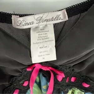Linnea Donatella | Dresses | Linnea Donatella Maxi Slip Dress M Sheer ...